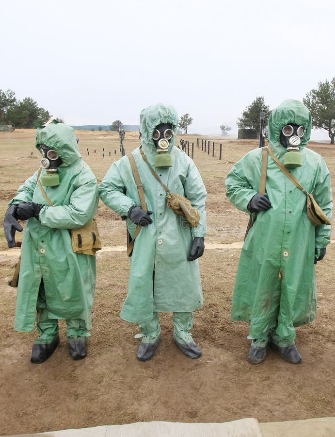 Chemical protection suites stock image. Image of occupation - 9732615