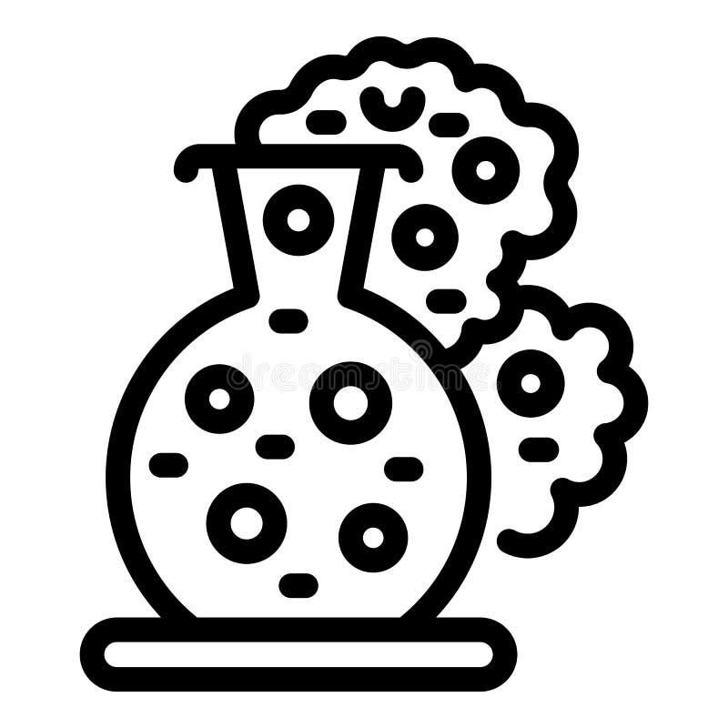 Chemical Recycling Icon Outline Vector. Waste Factory Stock Vector ...