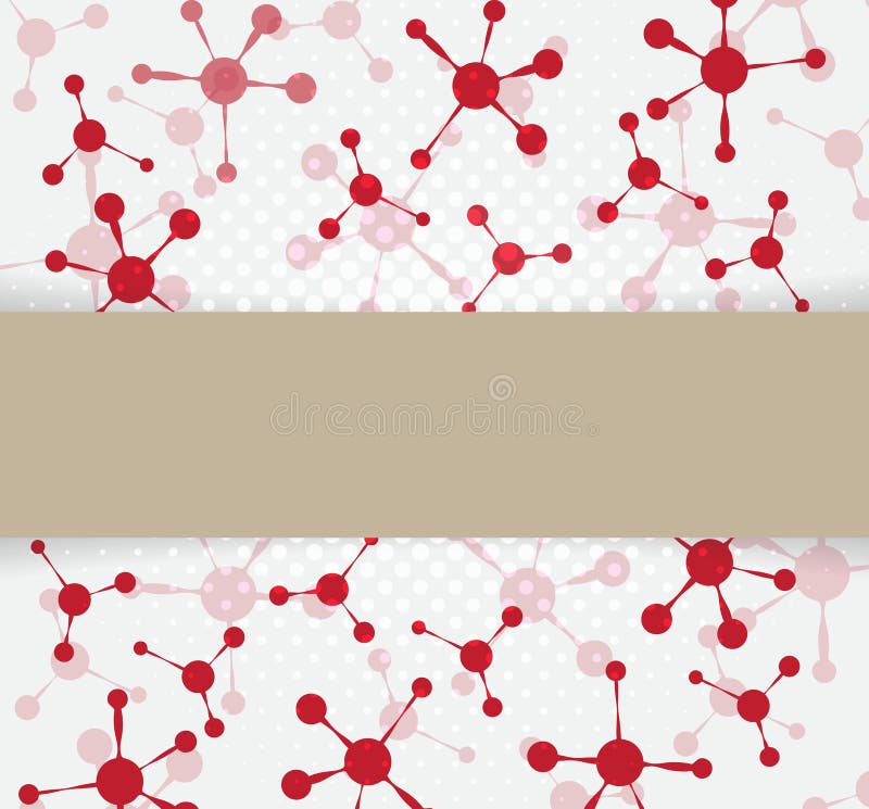 Chemical red background stock vector. Illustration of biotechnology ...