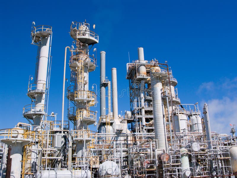 Chemical Refinery Stock Image - Image: 1432941
