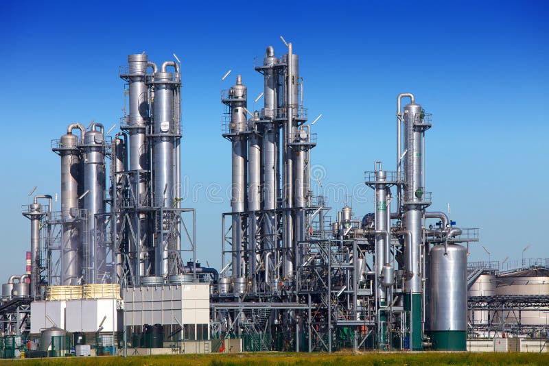 Chemical refinery stock photo. Image of heavy, power - 18719076