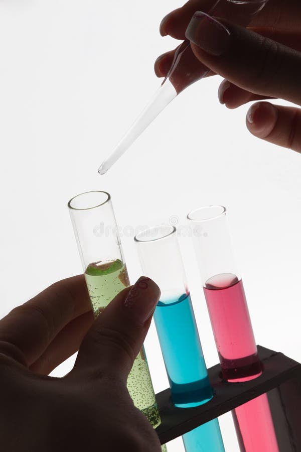 Chemical research. stock photo. Image of colors, glass - 35477334