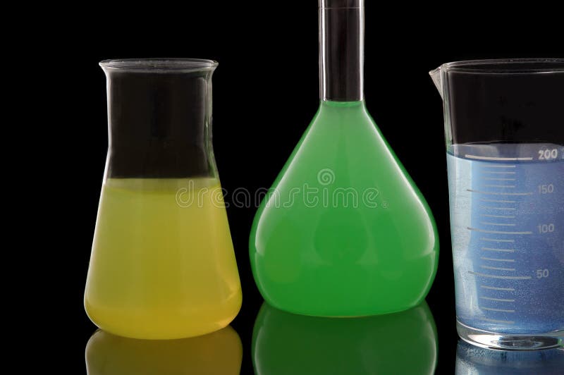Chemical retorts stock photo. Image of liquid, container - 14303988