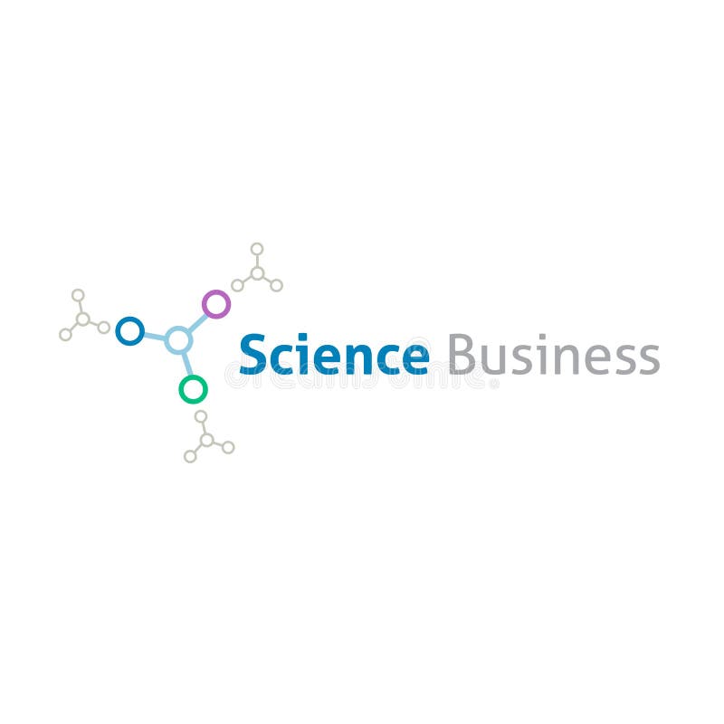 Chemical Science Business Logo Template Stock Vector - Illustration of ...