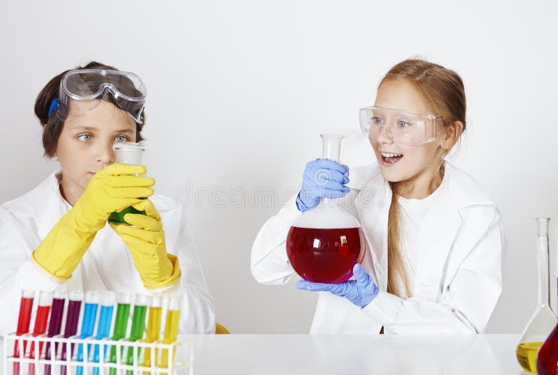 Chemical science stock photo. Image of coat, children - 96018836