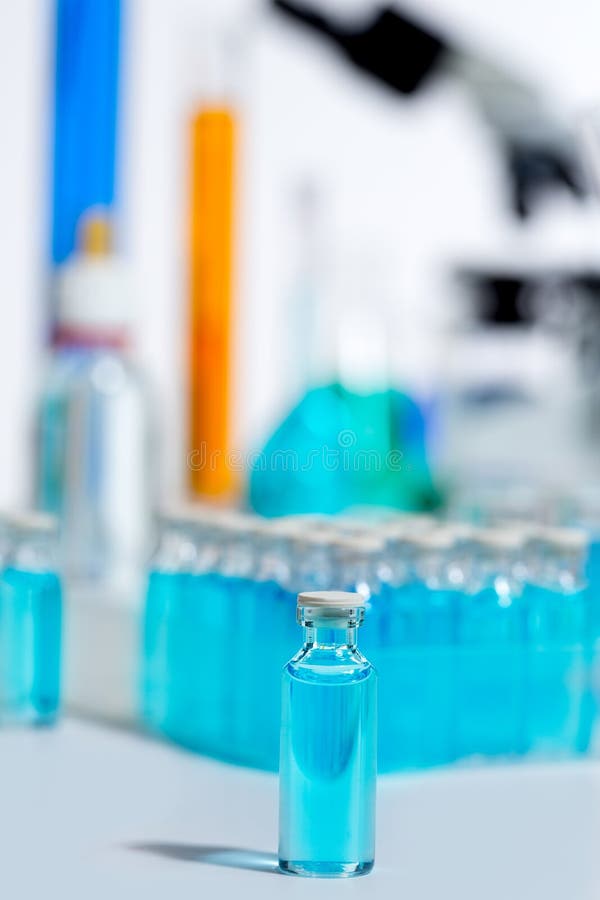 Chemical Scientific Laboratory Stuff Test Tube Flask Stock Image ...