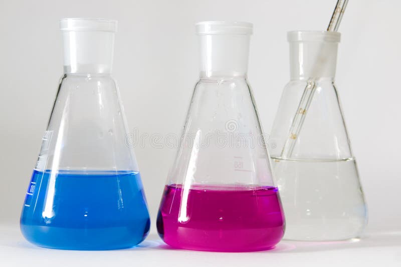 Chemical solutions stock photo. Image of measuring, blue - 18516630
