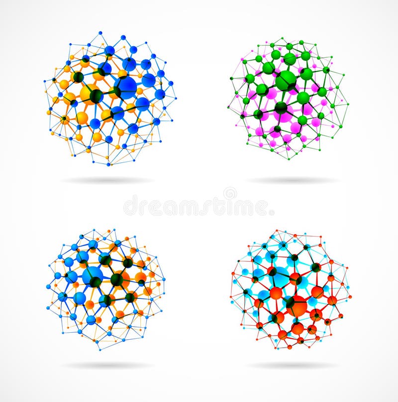 Molecular sphere stock vector. Illustration of icon, future - 25314672