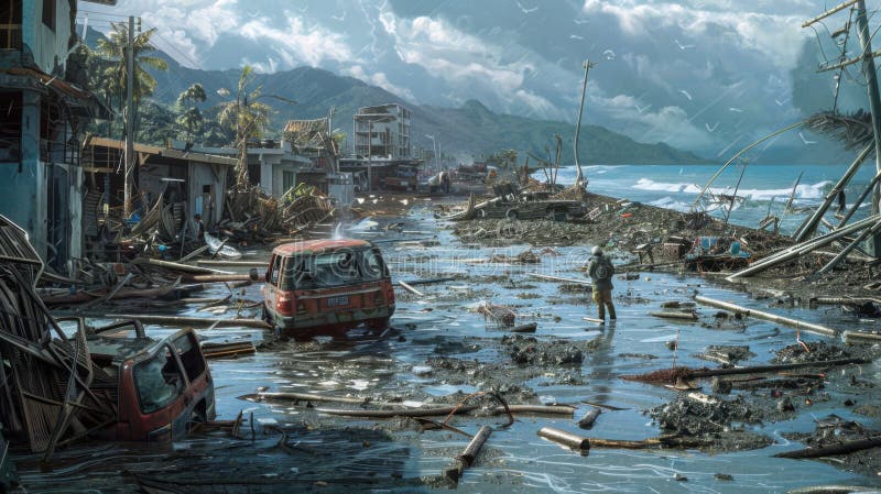 Chemical Spills and Toxic Contamination Stock Photo - Image of tsunami ...