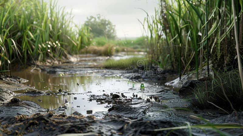 Chemical Spills and Toxic Contamination Stock Image - Image of ...