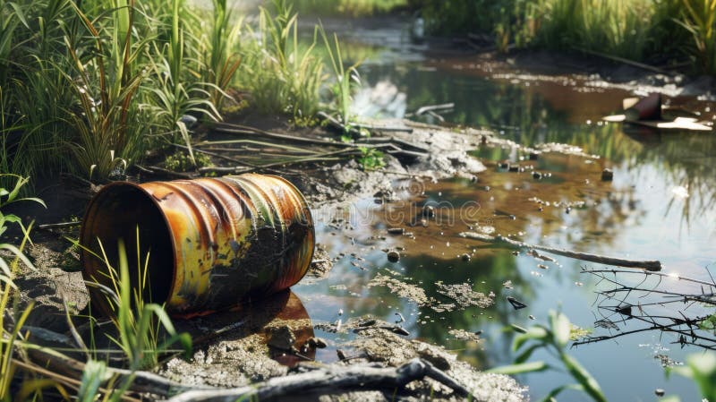 Chemical Spills and Toxic Contamination Stock Image - Image of fallout ...