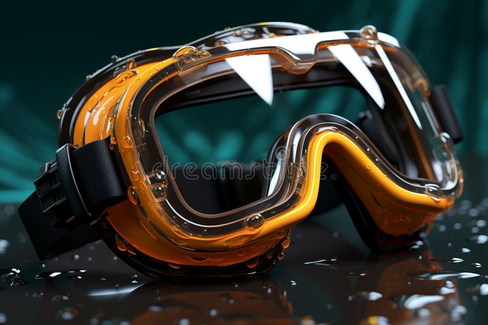 Chemical Splash Goggles with a Comfortable Fit for Stock Photo - Image ...