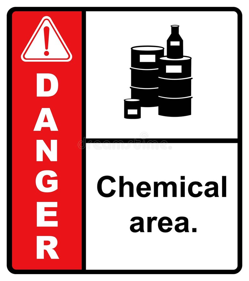 Chemical Storage Room.chemical Storage Area Stock Vector - Illustration ...