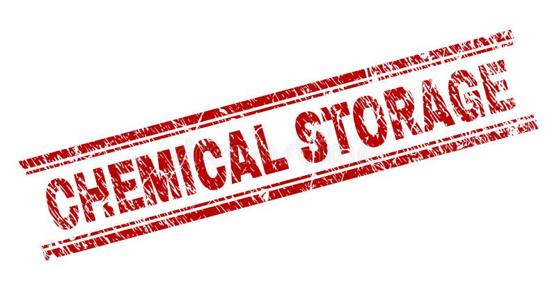 Grunge Textured CHEMICAL STORAGE Stamp Seal Stock Vector - Illustration ...