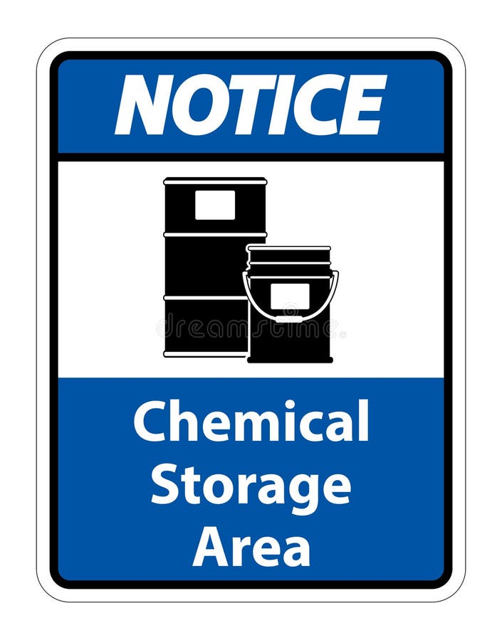 Chemical Storage Symbol Sign Isolate on White Background Stock Vector ...
