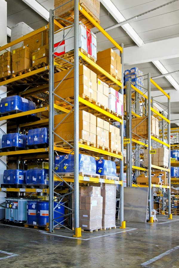 Chemical warehouse stock image. Image of distribution - 17524757