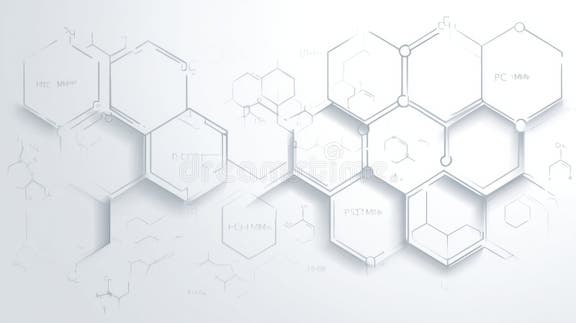 Chemical Structure Background Displaying Various Molecular Designs and ...