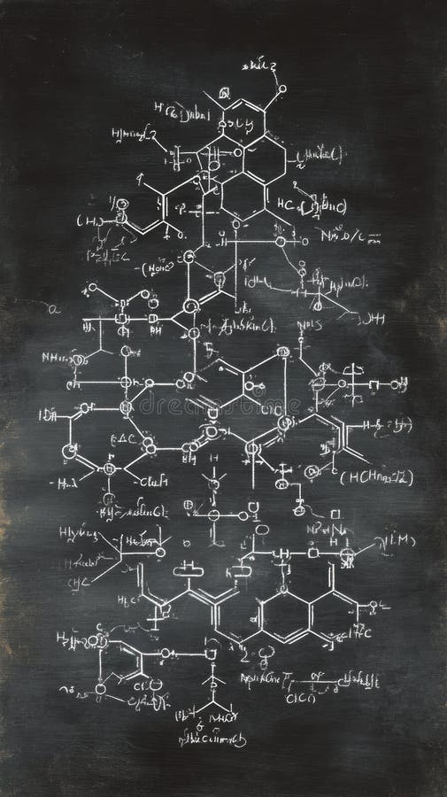 Chemical Structure Diagram Illustrating Complex Molecular Interactions ...