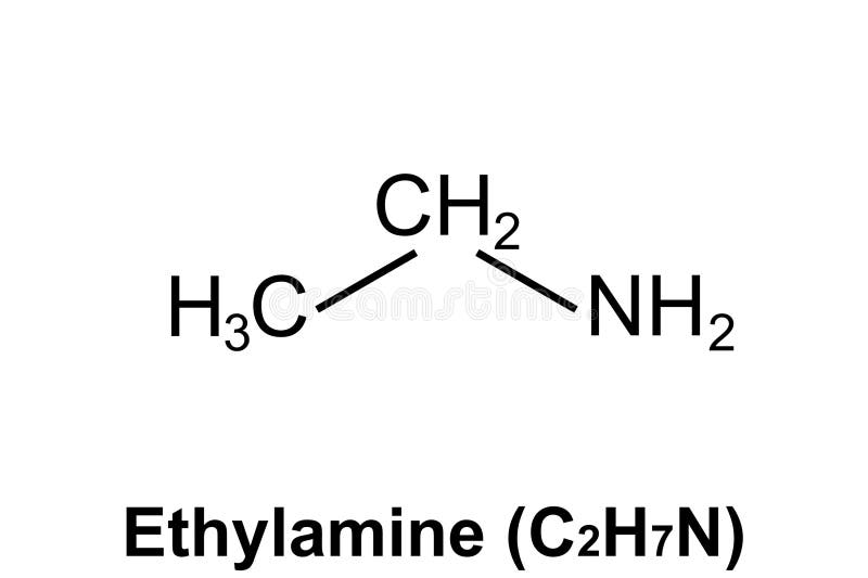 Structural Chemical Formula and Molecule Model of Phosphine Stock ...