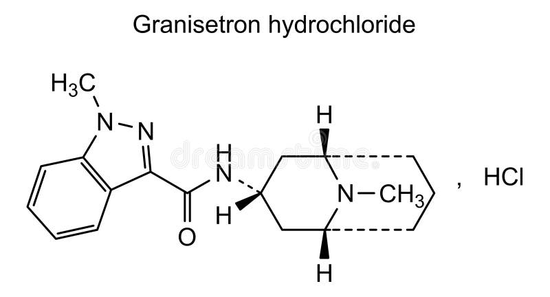 Chemical Structure of Granisetron Hydrochloride, Drug Substance Stock ...