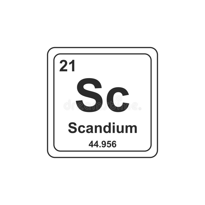 Chemical symbol stock vector. Illustration of symbol - 299118796