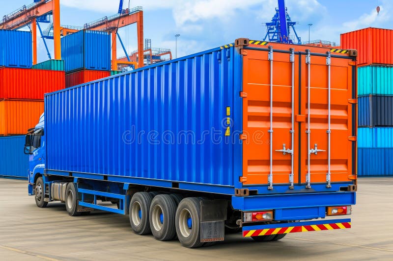 Chemical Tank Container: Efficient Global Logistics Solution. Stock ...