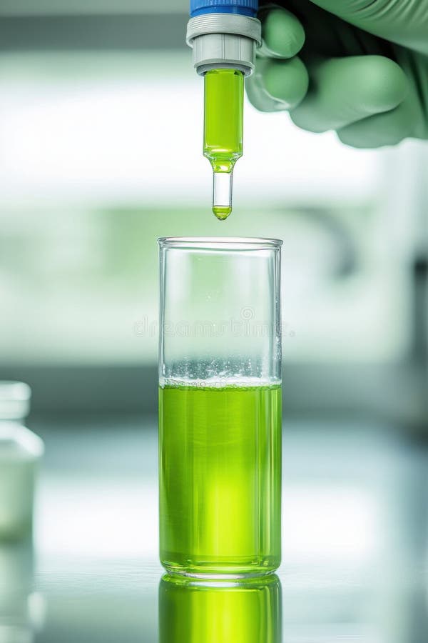 Chemical Technologist Performs Precise Quality Control Tests in an ...