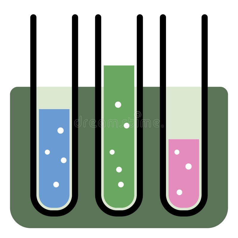 Chemical test tube icon stock vector. Illustration of beaker - 92667789