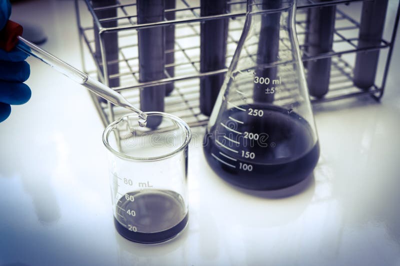 Chemical in Test Tube, Chemical in the Laboratory Stock Photo - Image ...