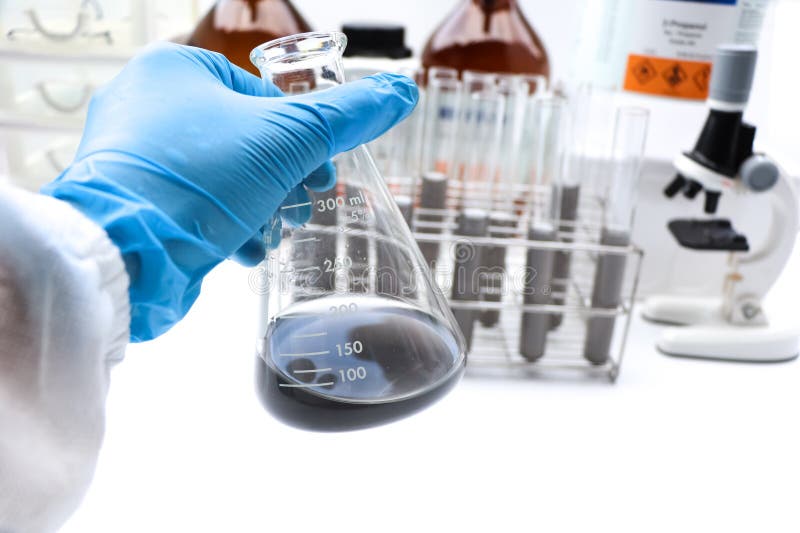 Chemical in Test Tube, Chemical in the Laboratory Stock Image - Image ...