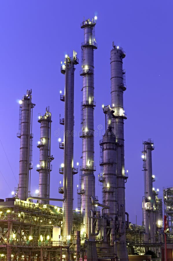 Chemical Towers stock photo. Image of pipes, environmental - 6953742