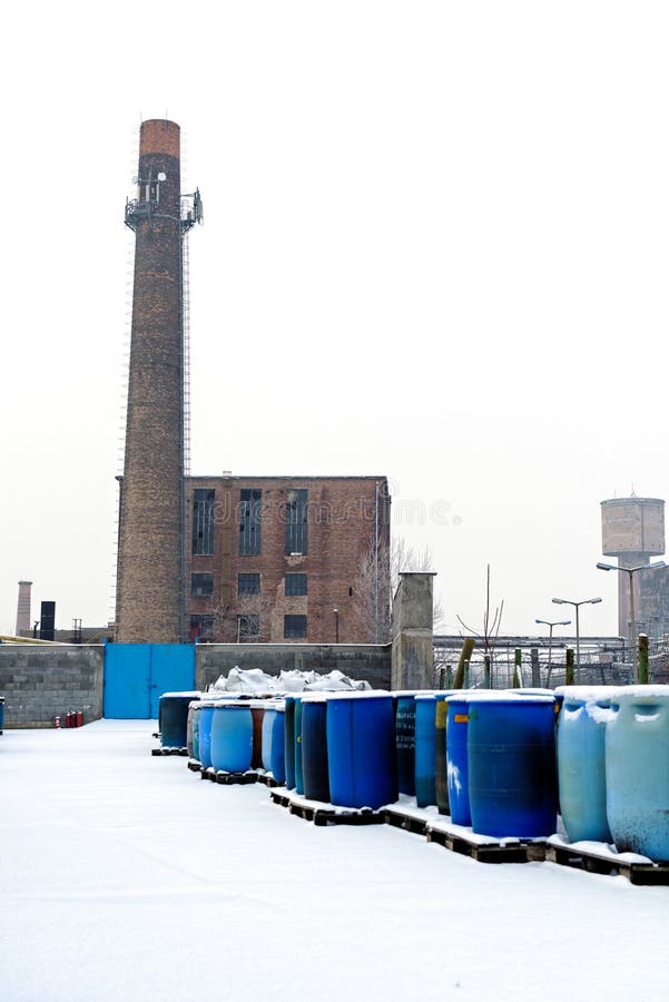 Chemical Waste Dump with a Lot of Barrels Stock Photo - Image of ...