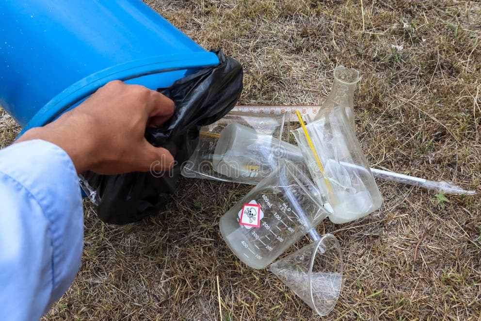 Chemical waste stock photo. Image of industry, broken - 215525494