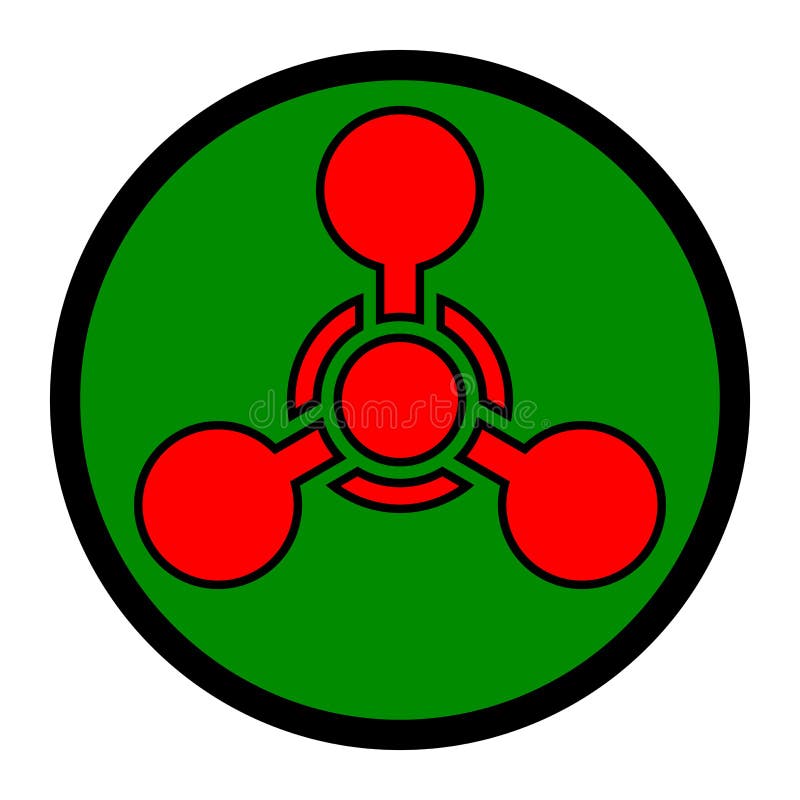 Chemical Weapon Symbol stock vector. Illustration of chemical - 19980691