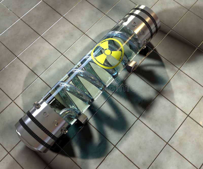 Chemical Weapon, Weapon Radioactive Capsule Container Stock ...