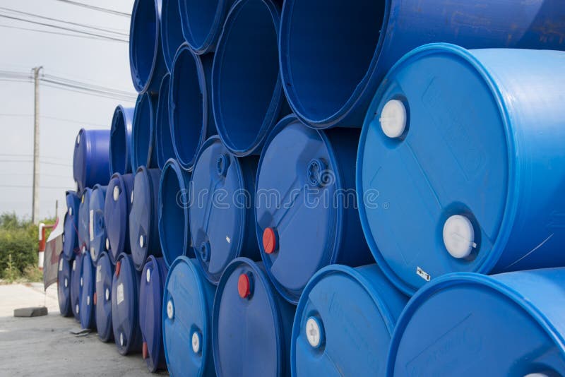 Steel Tanks for Aboveground Oil Storage Stock Photo - Image of repeat ...