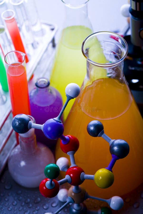 Chemie u. Biologie stockbild. Bild von hintergrund, molekül - 8670843