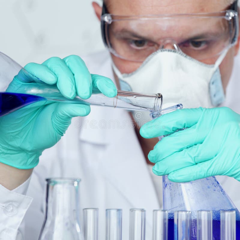 Chemie-Wissenschaftler stockbild. Bild von industrie - 33676665
