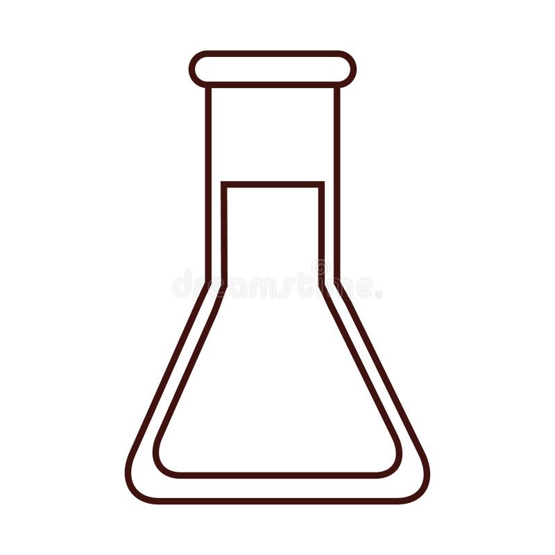 Chemieflaschenglas vektor abbildung. Illustration von analyse - 81127391