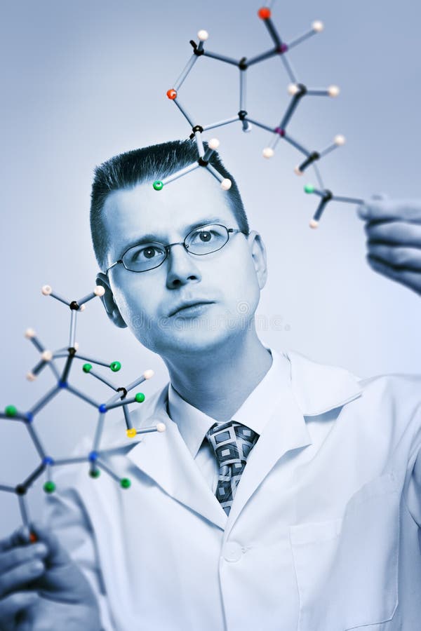 Chemiker bei der Arbeit stockfoto. Bild von chemiker - 13220662