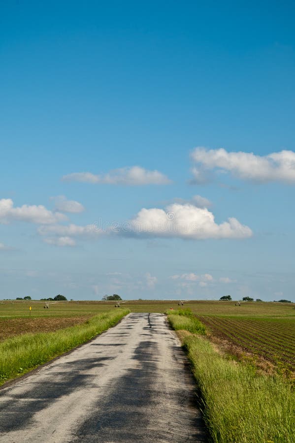 Chemin D'exploitation Ensoleillé Image stock - Image du paisible ...