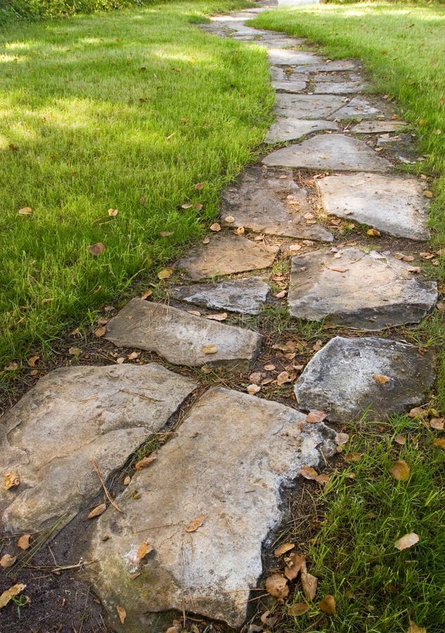 Chemin De Pierre De Progression Photo stock - Image du développement ...