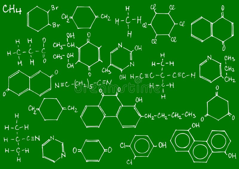 Chemische Formel vektor abbildung. Illustration von mittel - 12200460