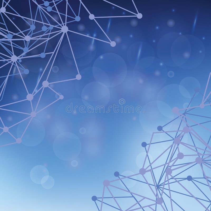 Chemische verbinding vector illustratie. Illustration of genetica ...