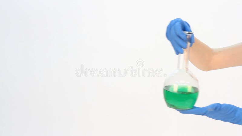 Chemist Hand Hold Molecules Atoms Draws Formulas on Blackboard Stock ...