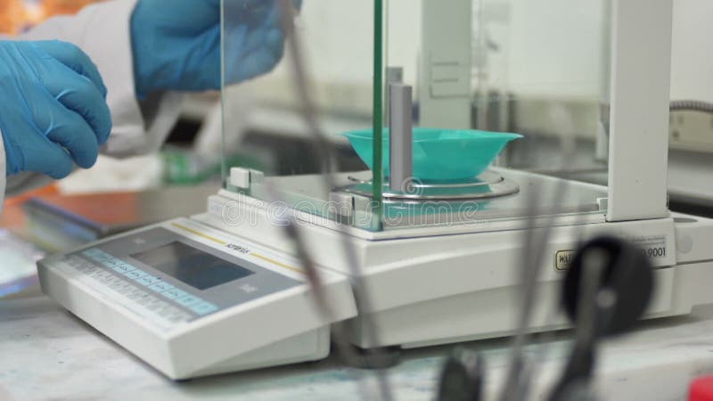 A Sample of a Substance is Observed Under a Microscope in a Laboratory ...