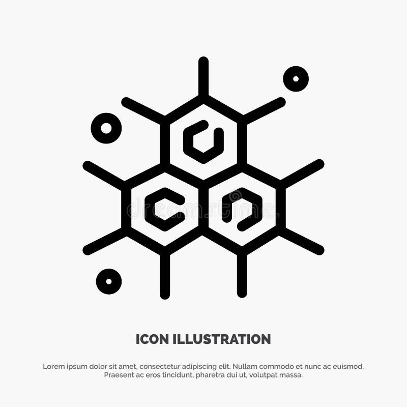 Chemist, Molecular, Science Line Icon Vector Stock Vector ...