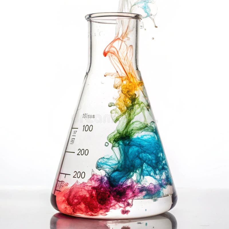 Chemistâ€™s Chemical Reaction Isolated on Transparent Background Stock ...