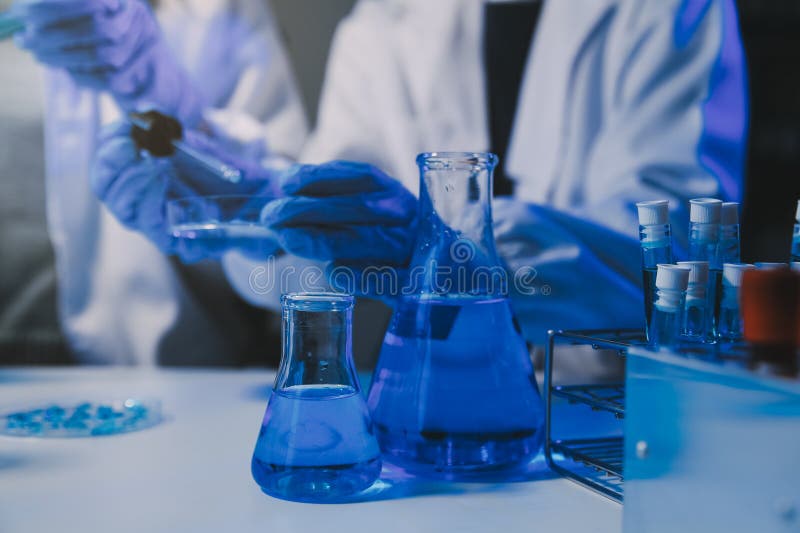 Chemist,scientist Hand Dropping Chemical Liquid into Test Tube, Science ...