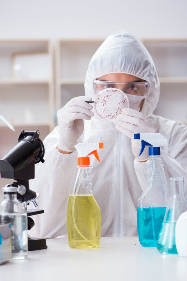 The Chemist Testing Chemical Substances in Lab Stock Photo - Image of ...